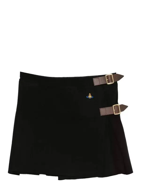 VIVIENNE WESTWOOD Pleated Mini Skirt - Black