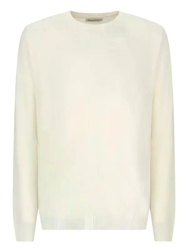 GOES BOTANICAL Crew-neck Textured Sweater - Neutrals