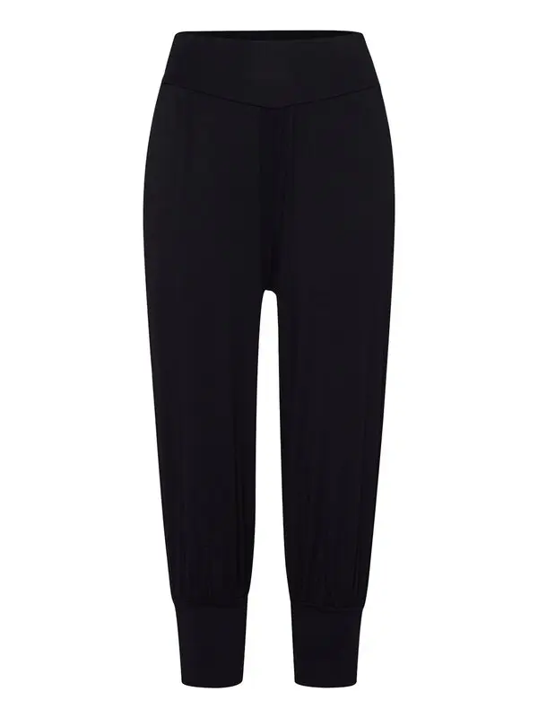 Hanro Stretch-modal Yoga Trousers - Black