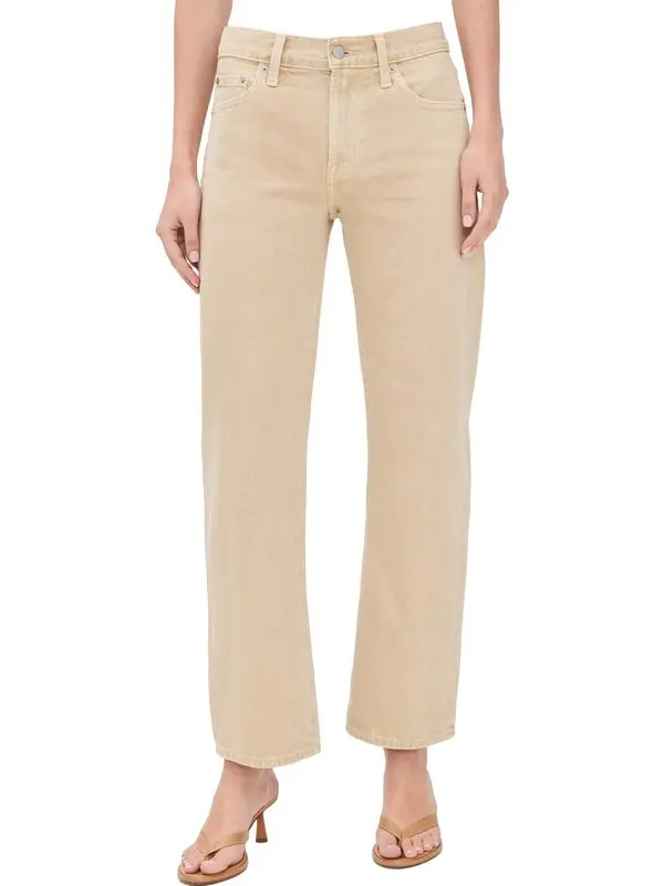 PISTOLA Lexi Straight Leg Jeans - Sand Dollar