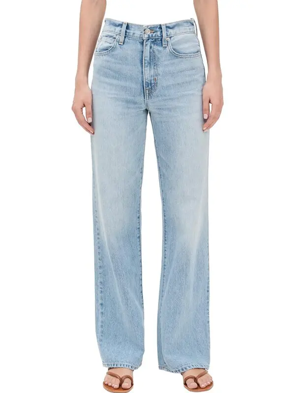 SLVRLAKE Grace Straight Leg Jeans - Country Skies