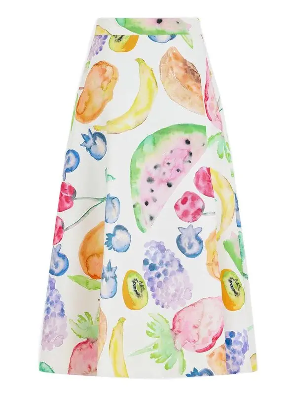 Rosie Assoulin A-line Midi Skirt - Multicolor