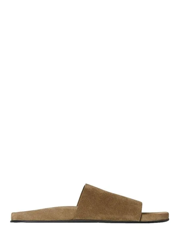 THE ROW Hugh Slide Sandal - Tan