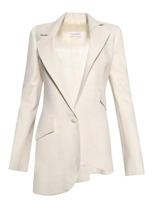 ANGELICA MONTINI Horn Blazer - White