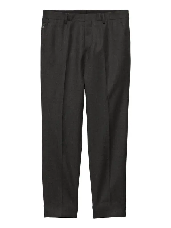 Prada Wool Pants - Anthracite Gray