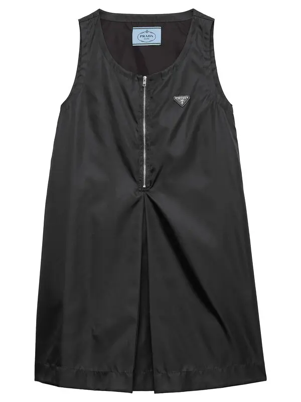 Prada Re-nylon Mini-dress - Black