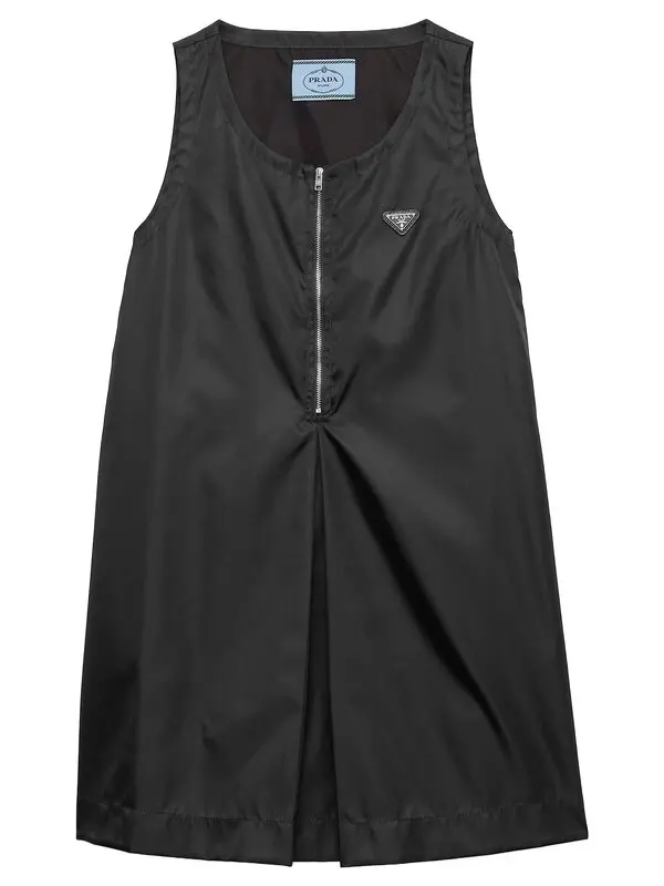 Prada Re-nylon Mini-dress - Black