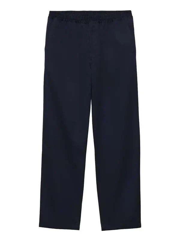 Prada Slim-fit Cotton Pants - Blue
