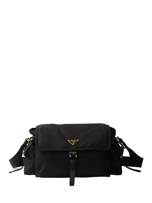 Prada Explore Large Re-nylon Shoulder Bag - Black