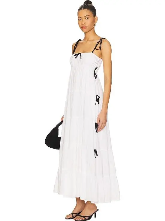 Show Me Your Mumu Harmony Maxi Dress - White Voile