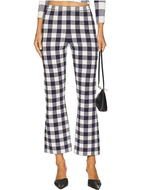 SEROYA Talia Pant - Classic Navy Gingham