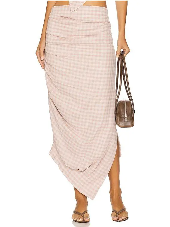 JBQ Novie Skirt - Pink Check