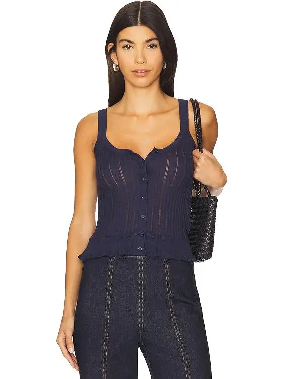 Ulla Johnson Callie Knit Camisole - Midnight
