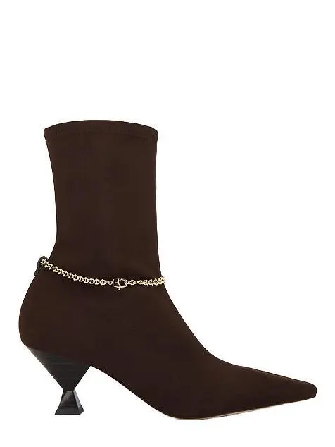 MARIA LUCA Nausica Stretch Boot - Chocolate