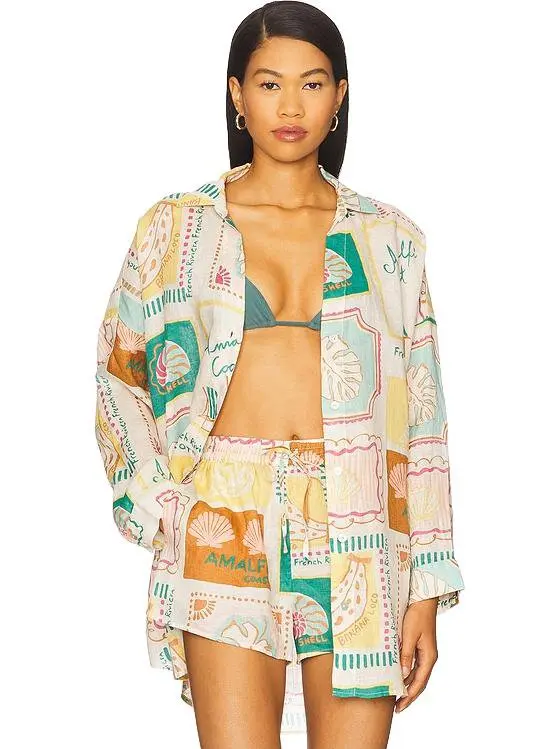 L*Space Rio Tunic - Postcards