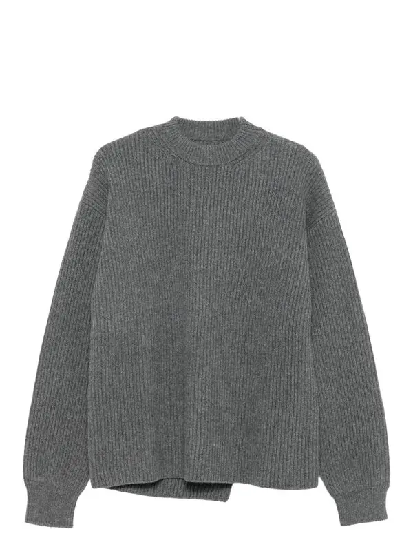 JIL SANDER Wool Crewneck Jumper - Grey