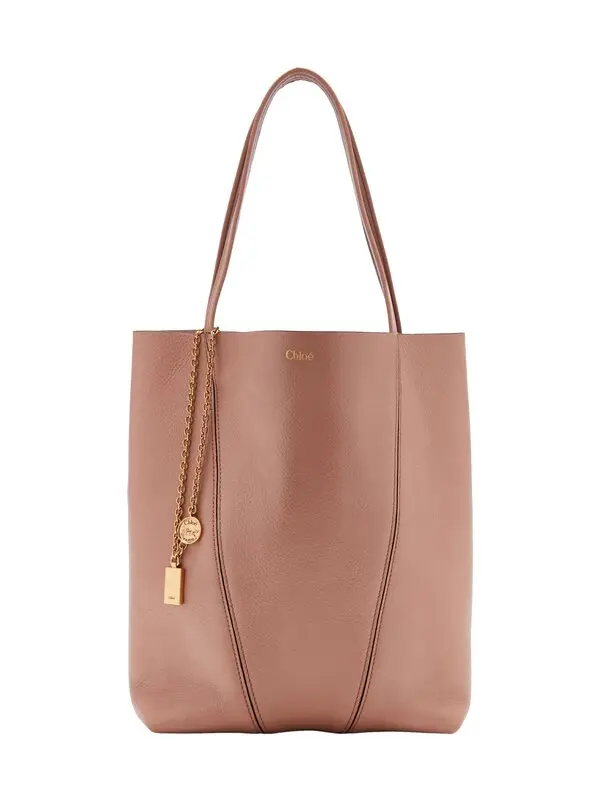 Chloé Spin Leather Tote - Neutral