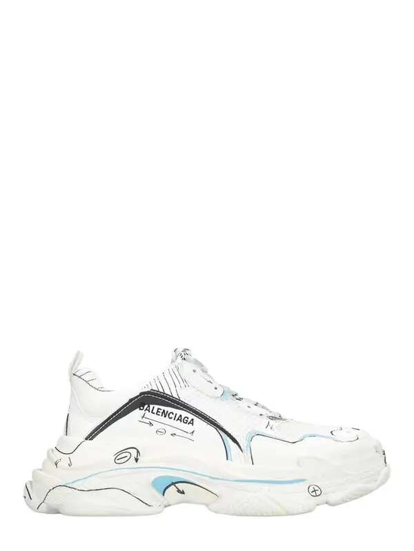 Balenciaga Triple S Sneakers - White