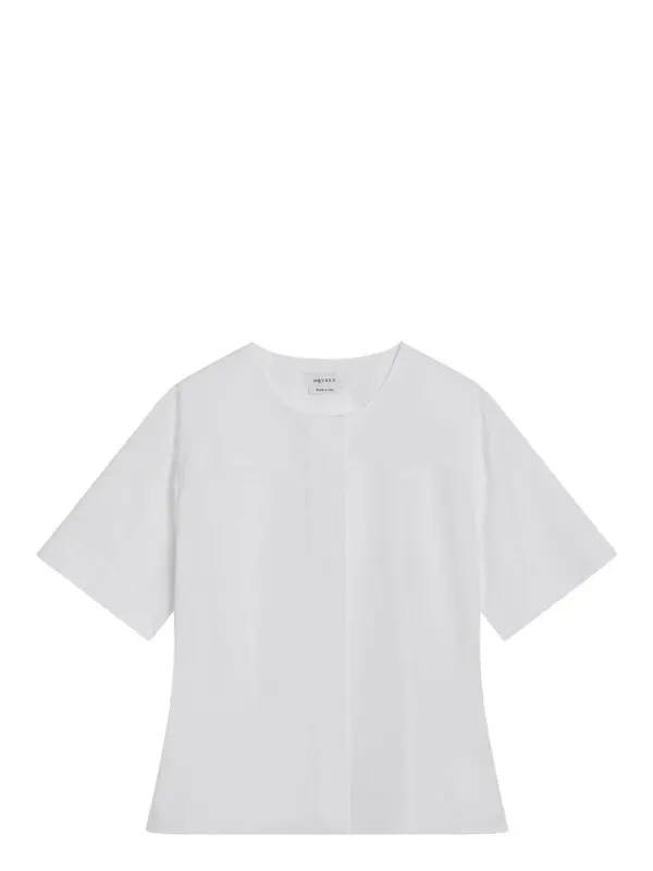Alexander McQueen Corset Shirt In Poplin - White