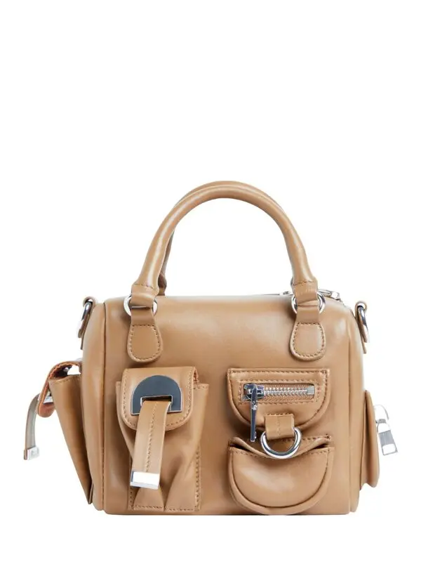 Cynthia Rowley Mini Leather Cargo Bag - Brown