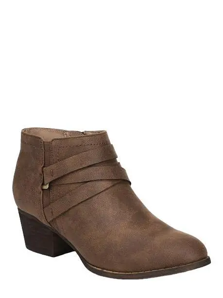 LIFESTRIDE Ankle Booties - Brown