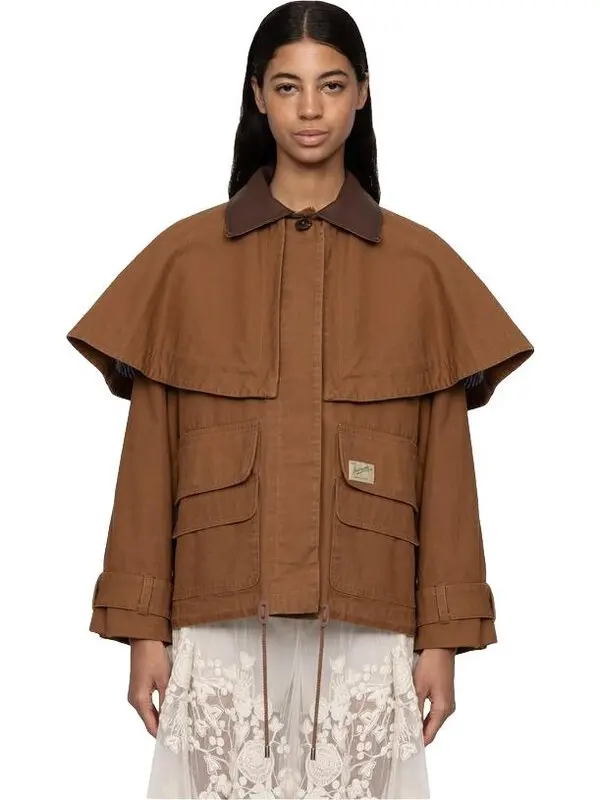 Sea Carolyn Cape Jacket - Brown