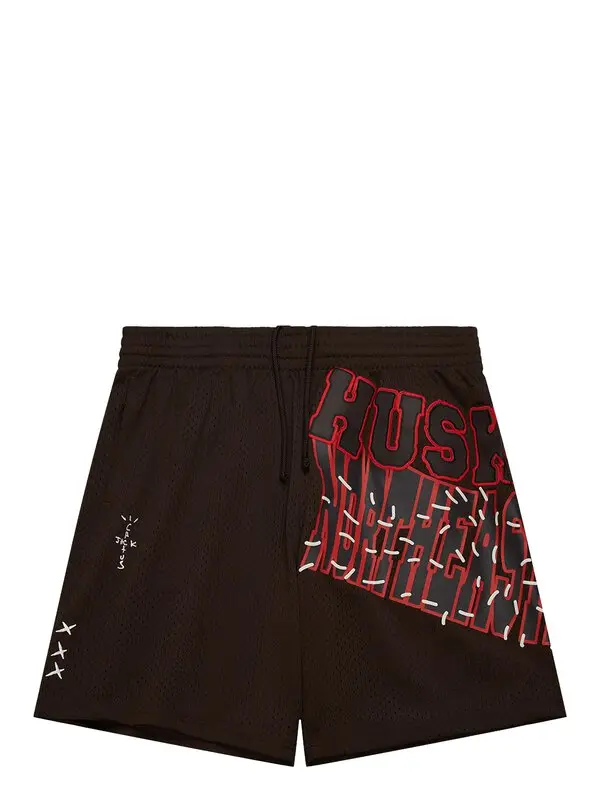 CACTUS JACK BY TRAVIS SCOTT Cactus Jack Northeastern University Shorts - Brown