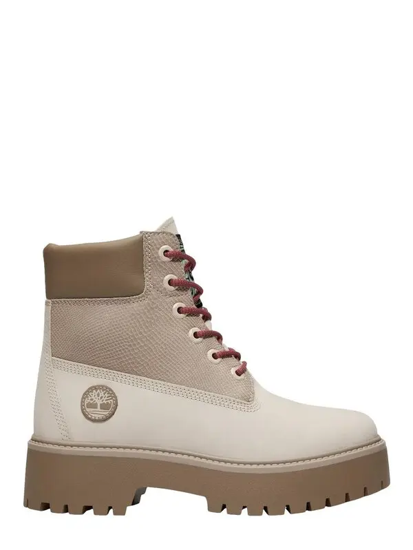Timberland Stone Street 6-inch Platform Boots - White
