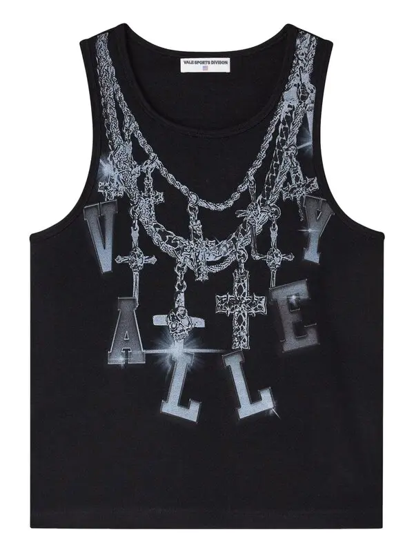 VALE FOREVER Chain Tank - Black
