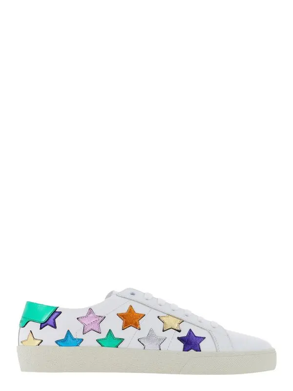 Saint Laurent Court Classic Sl/06 Low 'stars Optic - White