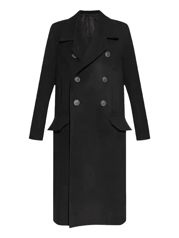 Rick Owens Officer Coat - Black