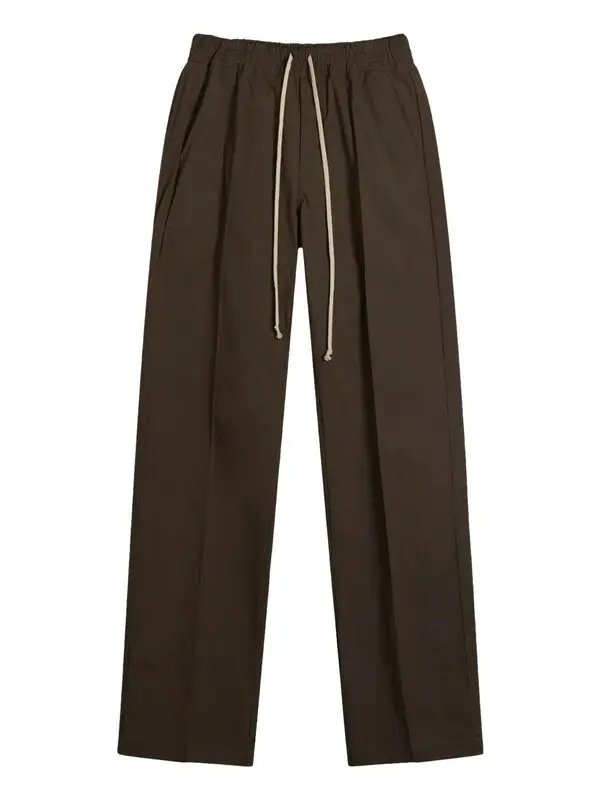 Rick Owens Heavy Poplin Dietrich Drawstring Pant - Black