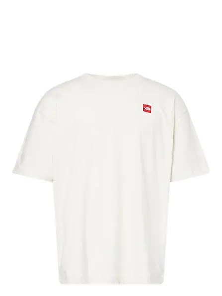 The North Face Redbox Logo-patch Cotton T-shirt - White Dune