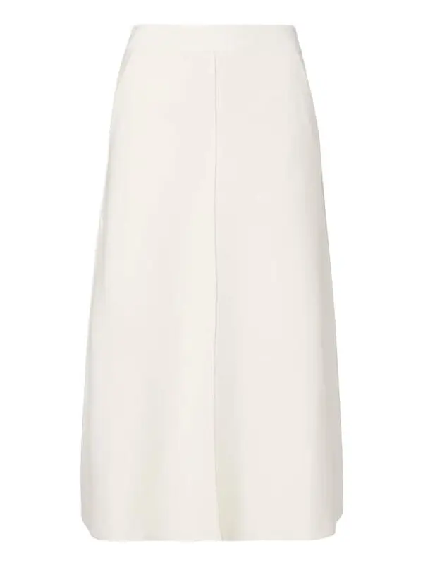 Max Mara Vortice Midi Skirt - White
