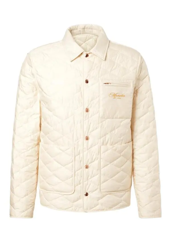 Moncler Kastos Quilted Down Jacket - White