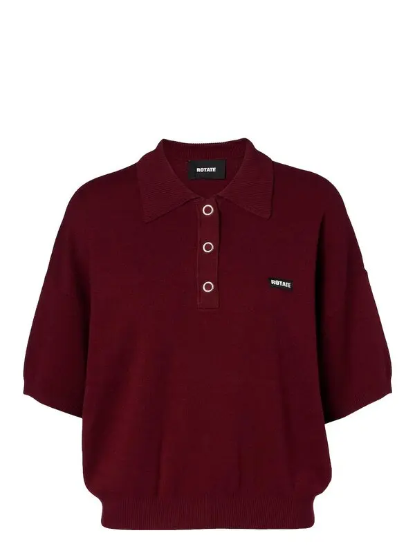 ROTATE BY BIRGER CHRISTENSEN Polo Shirt - Red