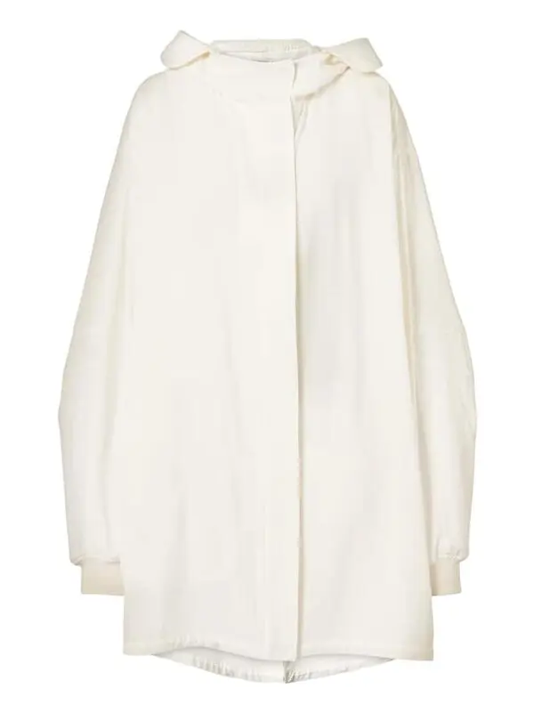 THE ROW Kemetina Silk Raincoat - White