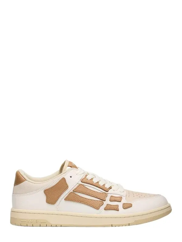 Amiri Leather Skel Top Sneakers - Brown