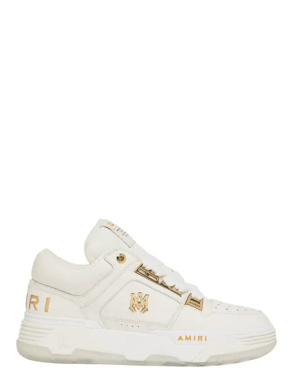 Amiri Ma-1 Leather High-top Sneakers - White