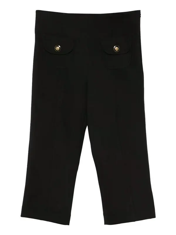 Sandro Cropped Trousers - Black