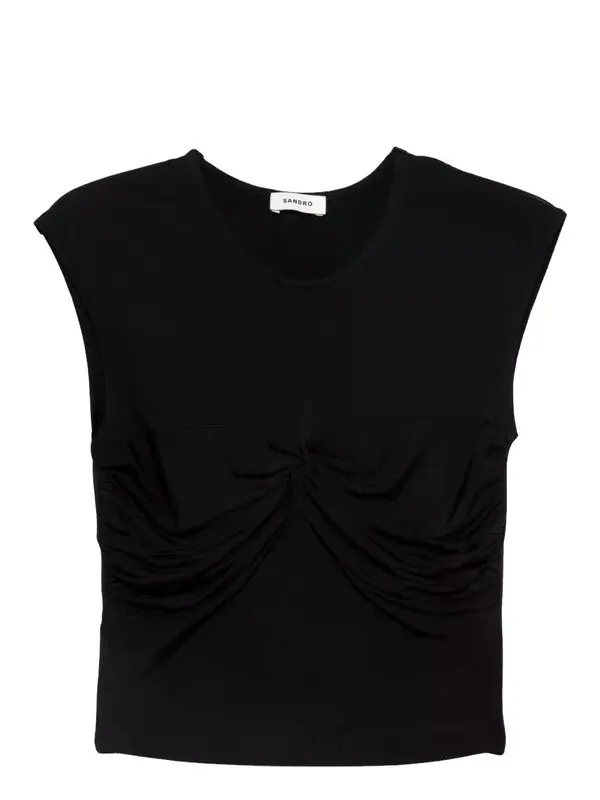 Sandro Knot-detail Vest - Black
