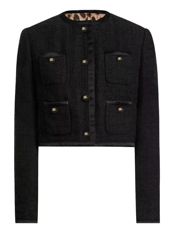 Dolce & Gabbana Tweed Jacket - Black