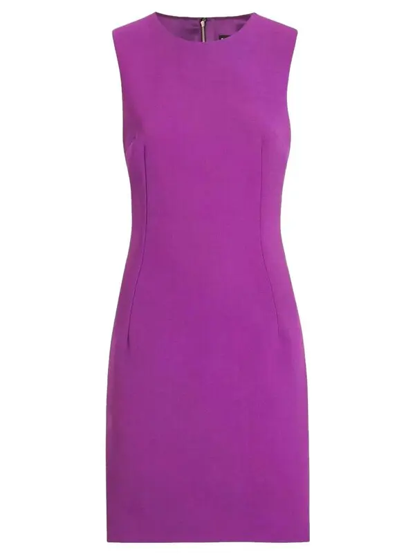 Dolce & Gabbana Dna Wool Mini Dress - Purple