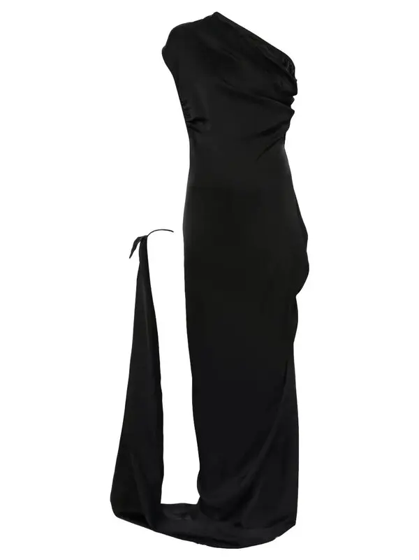 VIVIENNE WESTWOOD One-shoulder Draped Maxi Dress - Black