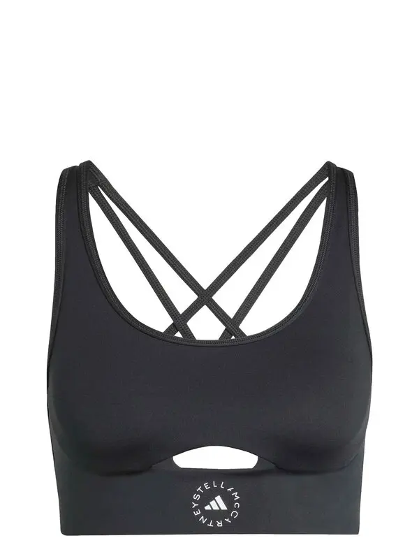Stella McCartney Truestrength Yoga Bra - Black