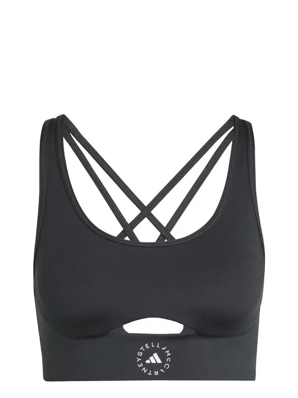 Stella McCartney Truestrength Yoga Bra - Black