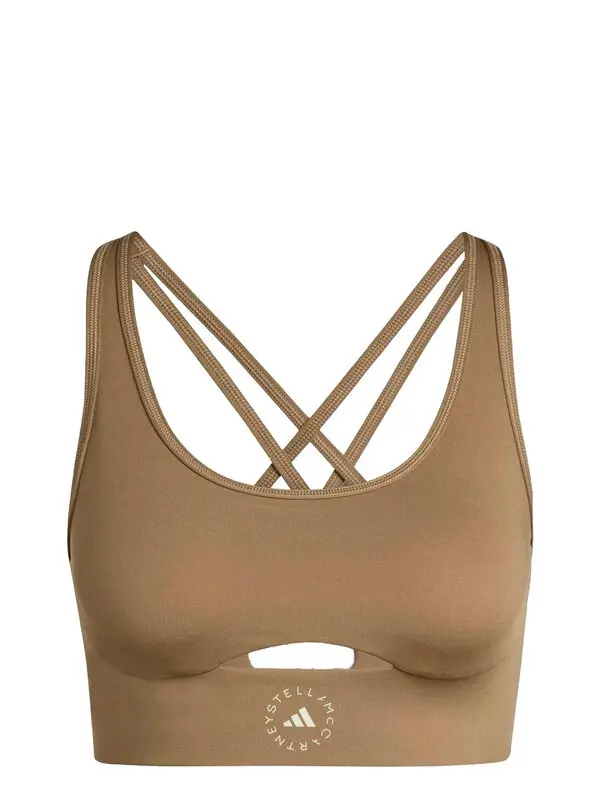 Stella McCartney Truestrength Yoga Bra - Brown