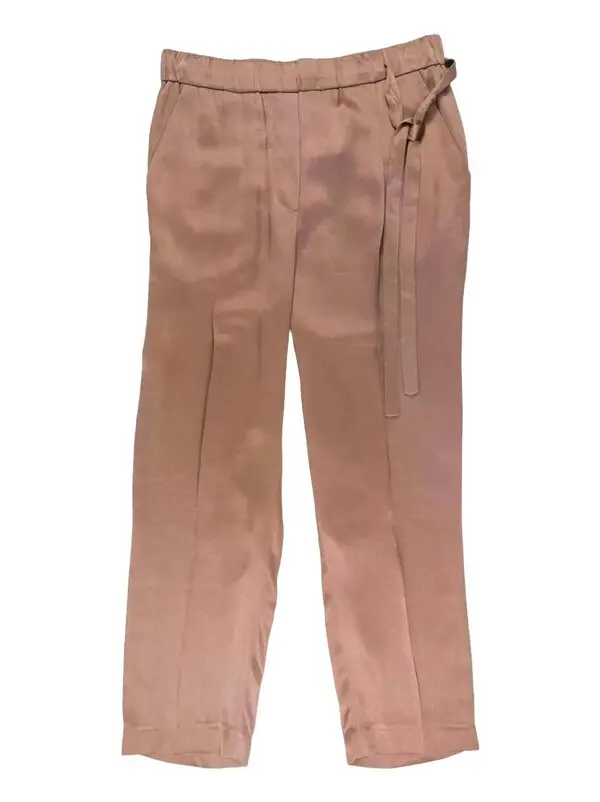Brunello Cucinelli Elasticated-waistband Trousers - Neutrals