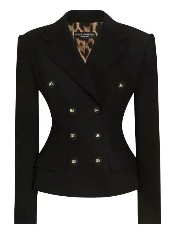 Dolce & Gabbana Tailored Double-breasted Blazer - Black