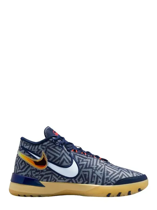 Nike Lebron Nxxt Genisus Sneakers - Midnight Navy Blue/soft Yellow/bright Crimson